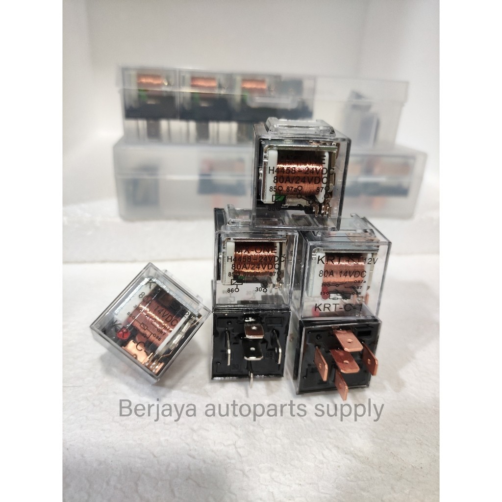Jual RELAY MX TRANSPARAN 5 KAKI - 5 PIN 40A 80A | Shopee Indonesia