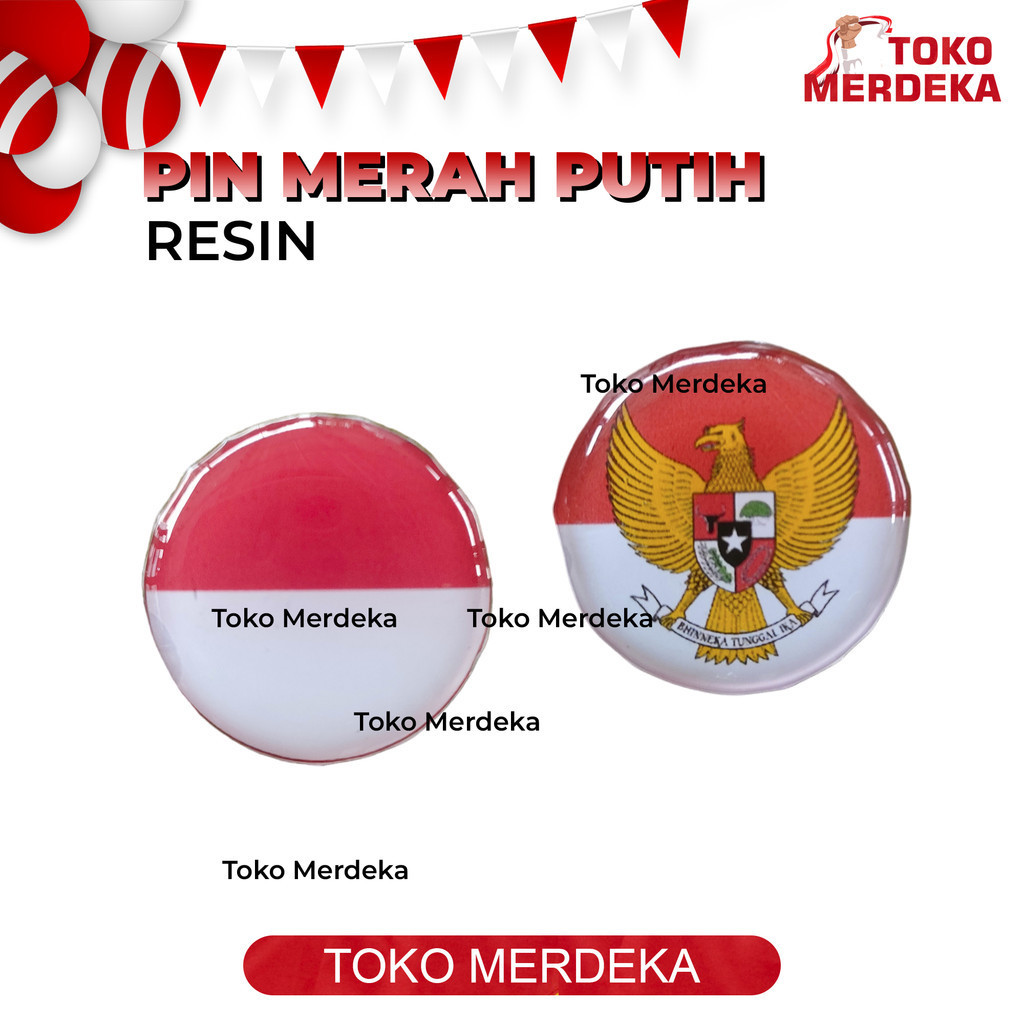 Jual Pin Mpg Bulat / Pin Paskiba / Pin Merah Putih / Pin Bendera ...