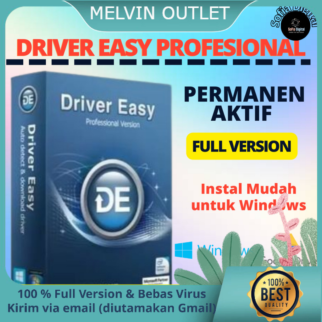 Jual Driver Easy Profesional Full Version, Lifetime, Instalasi Mudah ...