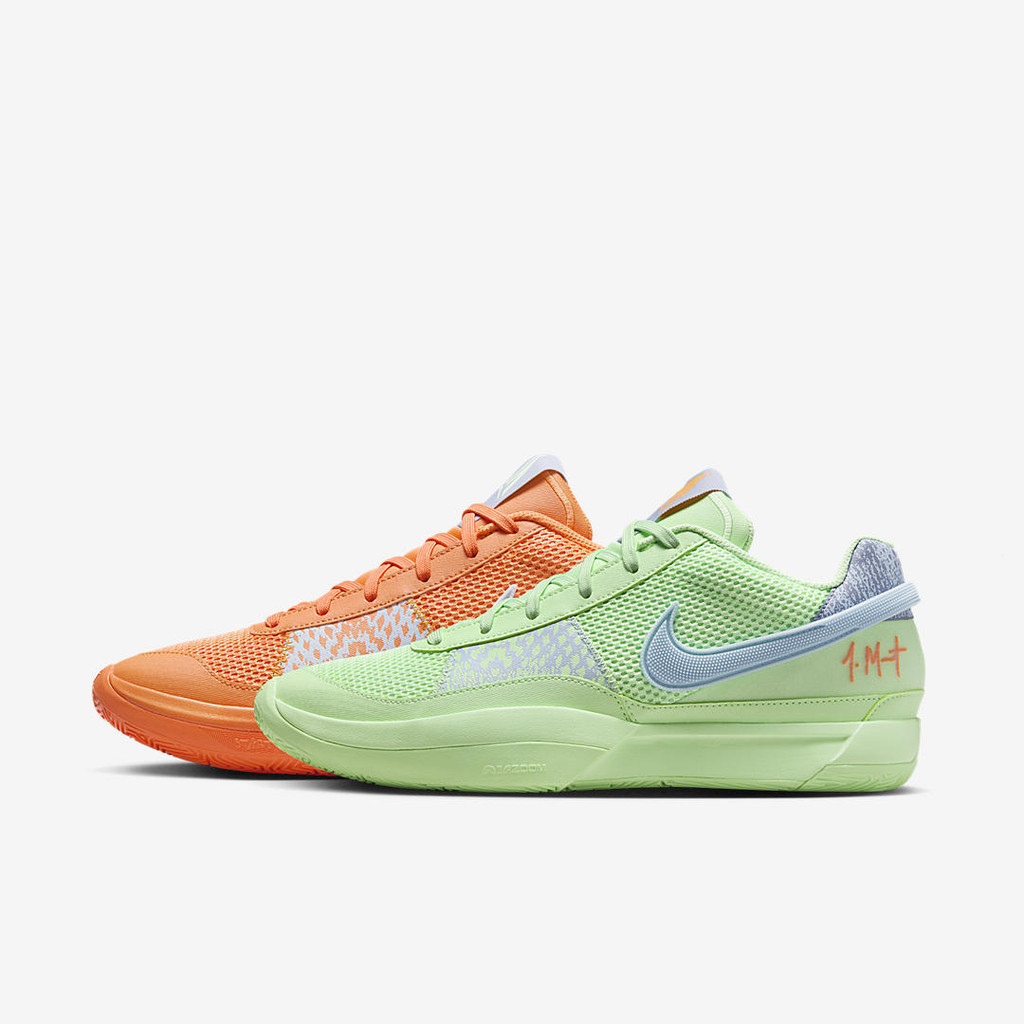 Jual NIKE JA 1 EP DAY MISMATCH BRIGHT MANDARIN VAPOUR GREEN FV1288-800 ...