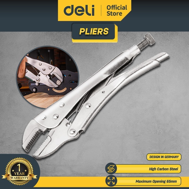 Jual Deli Tang Buaya Bengkok / Vice Grip Locking Plier / Straight Jaw ...