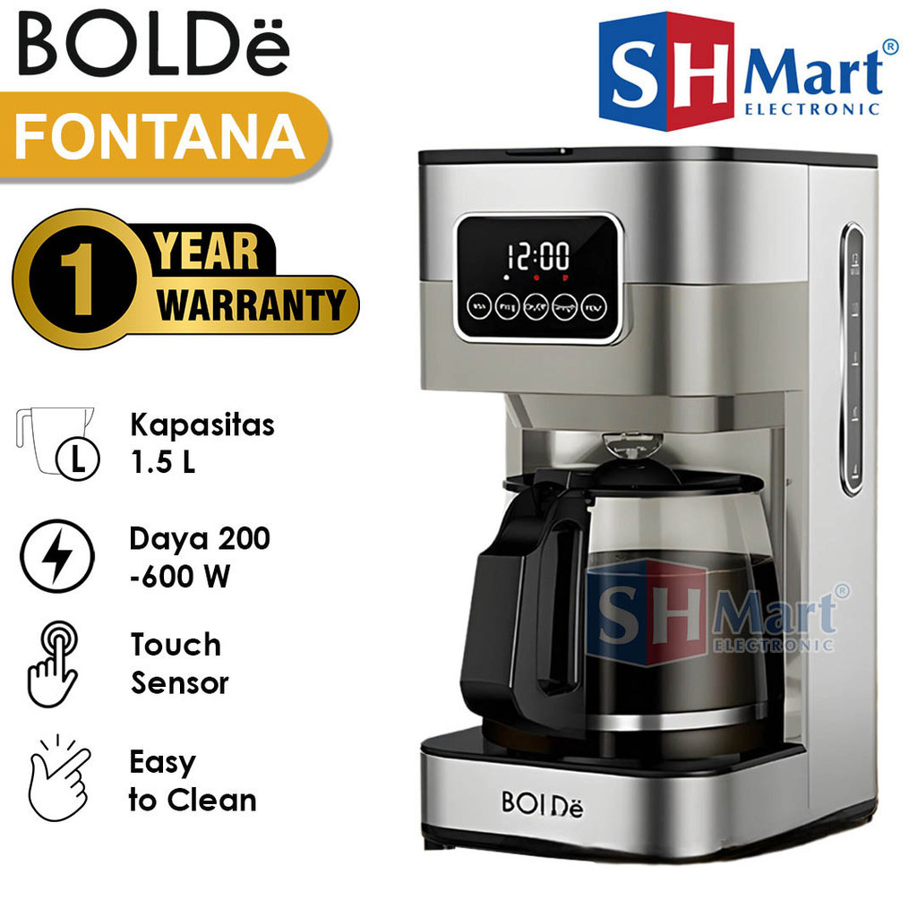 Jual COFFEE MAKER BOLDE DIGITAL FONTANA 1,5 LITER GARANSI RESMI ...