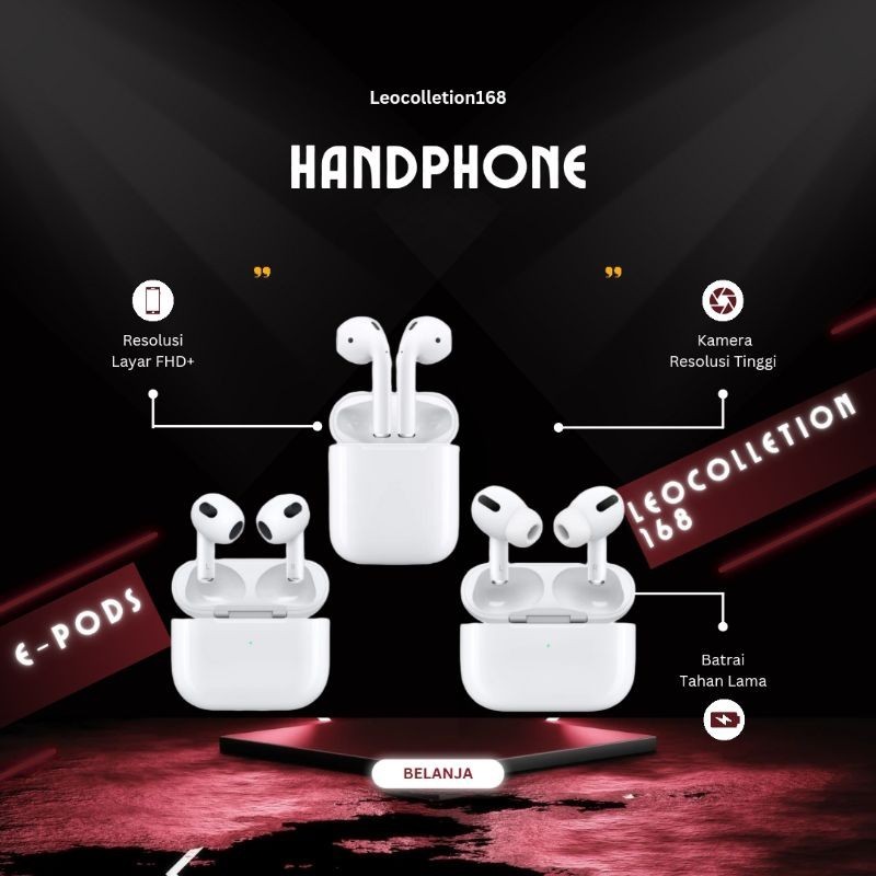 Jual E Pods Gen 2 Gen 3 Pro 2022 Wireless Charging [final Upgrade