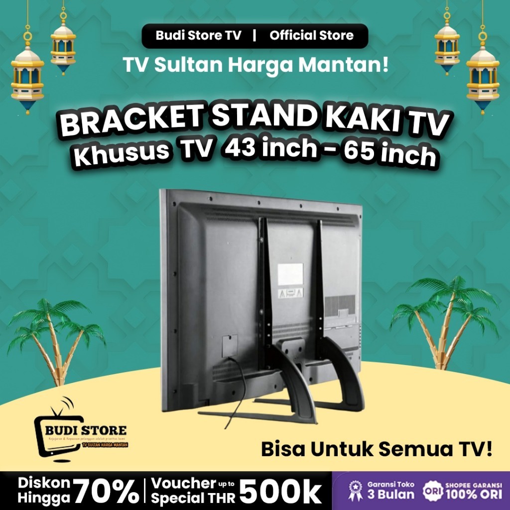 Jual Kaki TV Stand 43 50 55 60 65 INCH Bracket Led LG Kokoh ukuran ...
