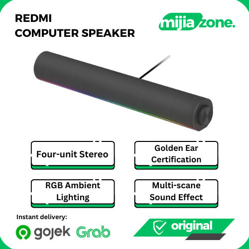 Jual Redmi Soundbar Computer Speaker with RGB Light Desktop Audio Bar ...