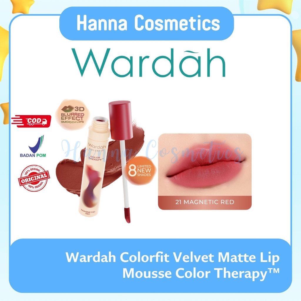 Jual Wardah Colorfit Velvet Matte Lip Mousse Color Therapy™ - Lip Cream ...