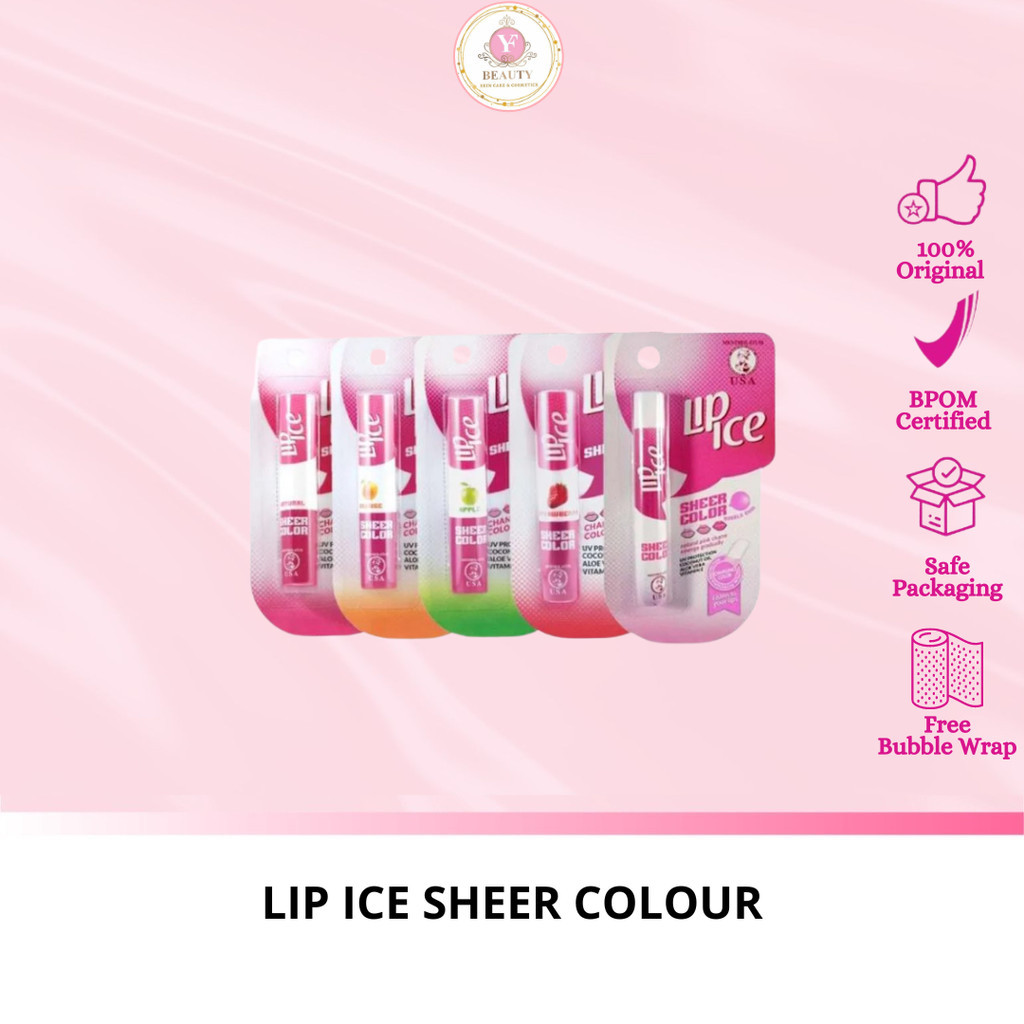 Jual YF BEAUTY [BPOM] LIP ICE SHEER COLOUR - 2.2gr | Lip ice Sheer ...