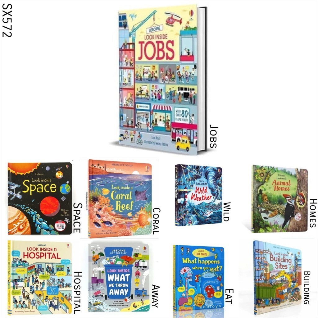 Jual (MARALICRAFT) SX572 Look Inside Book Children Buku Edukasi Anak ...