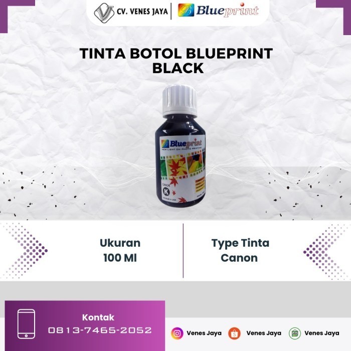 Jual Tinta Canon BLUEPRINT Refill Printer Canon IP2770, MG2570-100 ml ...