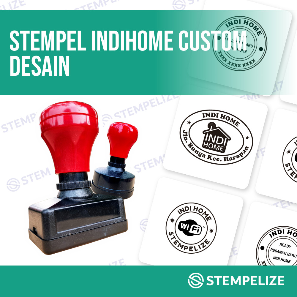 Jual Stempel Indihome Custom Desain | Shopee Indonesia