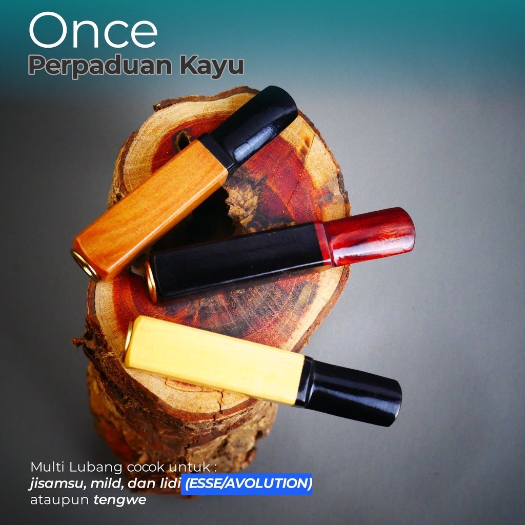 Jual cangklong pipa roko kayu once rokok kombinasi kelor stigi nagasari ...