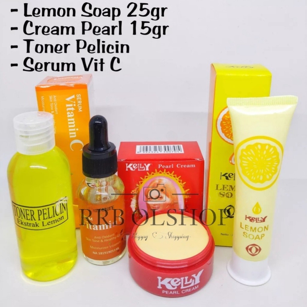 Jual Paket 4 In 1 Kelly Plus Serum Forte Vit C - Lemon Soap 25gr ...