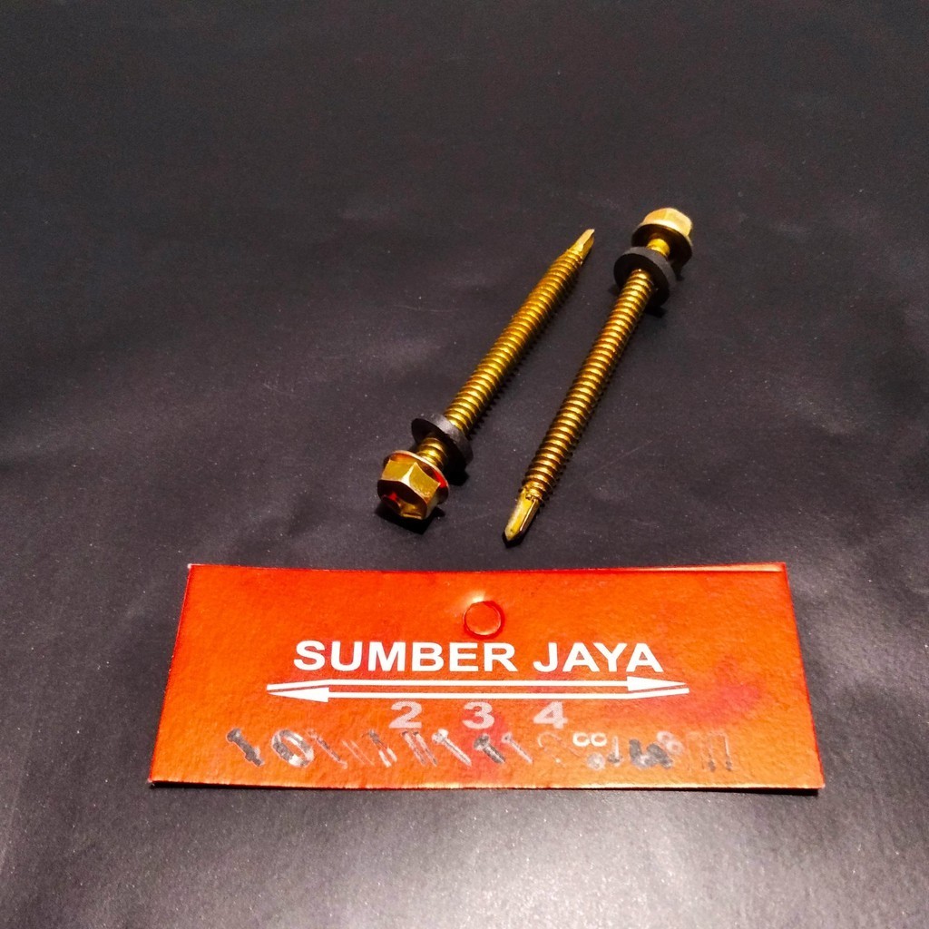 Jual Baut Drilling Baja Ringan . Galvalum . Reng 12 X 60 TERMURAH ...