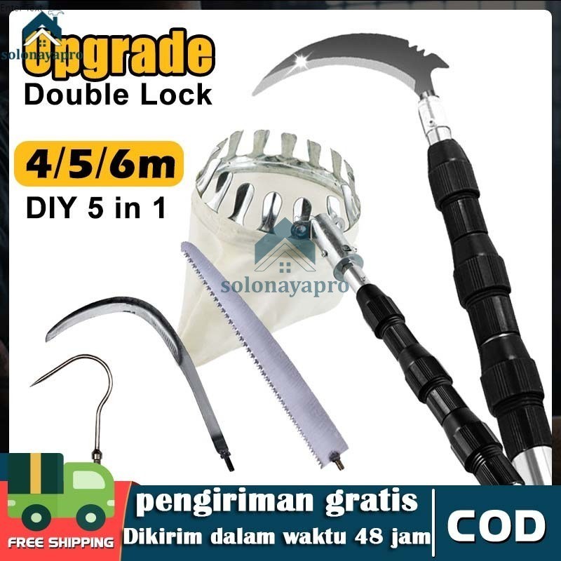 Jual Tongkat Panjang Untuk Petik Buah metal fruit picker Alat Petik ...