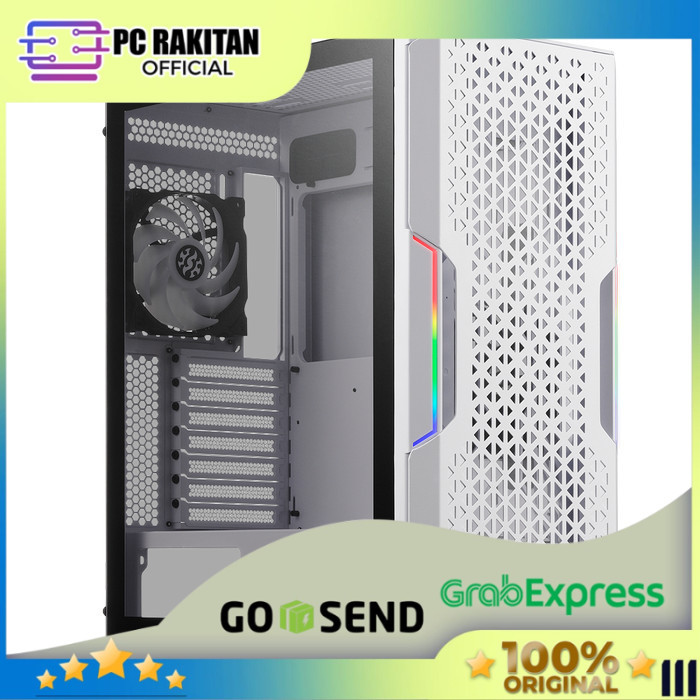 Jual ADATA XPG PC CASE ATX STARKER AIR WHITE (1X 120MM XPG VENTO ARGB ...