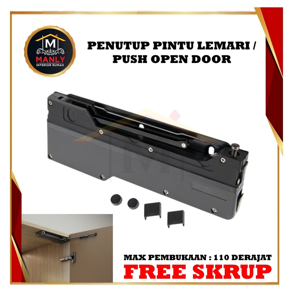 Jual Penutup Pintu Otomatis Push Open Door Divice 110 Derajad | Shopee ...