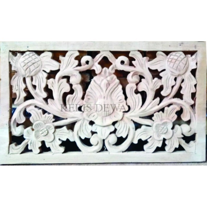 Jual Ukir Tempel Jalosi Ornamen Ukiran Jendel Home 50x30x2 KD23234 ...