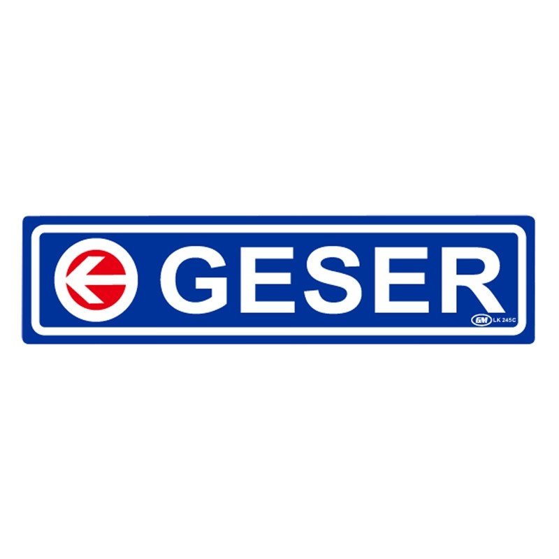 Jual GM LABEL GESER KIRI & GESER KANAN WARNA / STIKER GESER PINTU ...