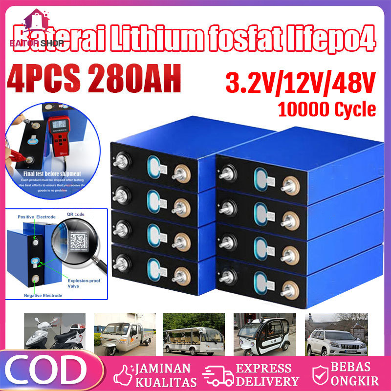Jual CATL 280ah/120ah Lithium Large Single Lithium Iron Phosphate ...