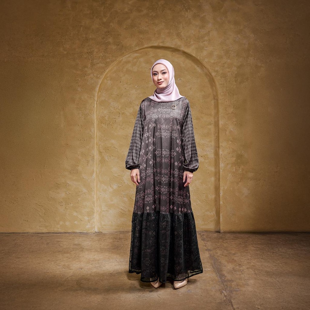 Jual ZM Zaskia Mecca - Kahla Gamis Premium Dress Wanita - Teman Serumpun - Edisi Kamboja ...