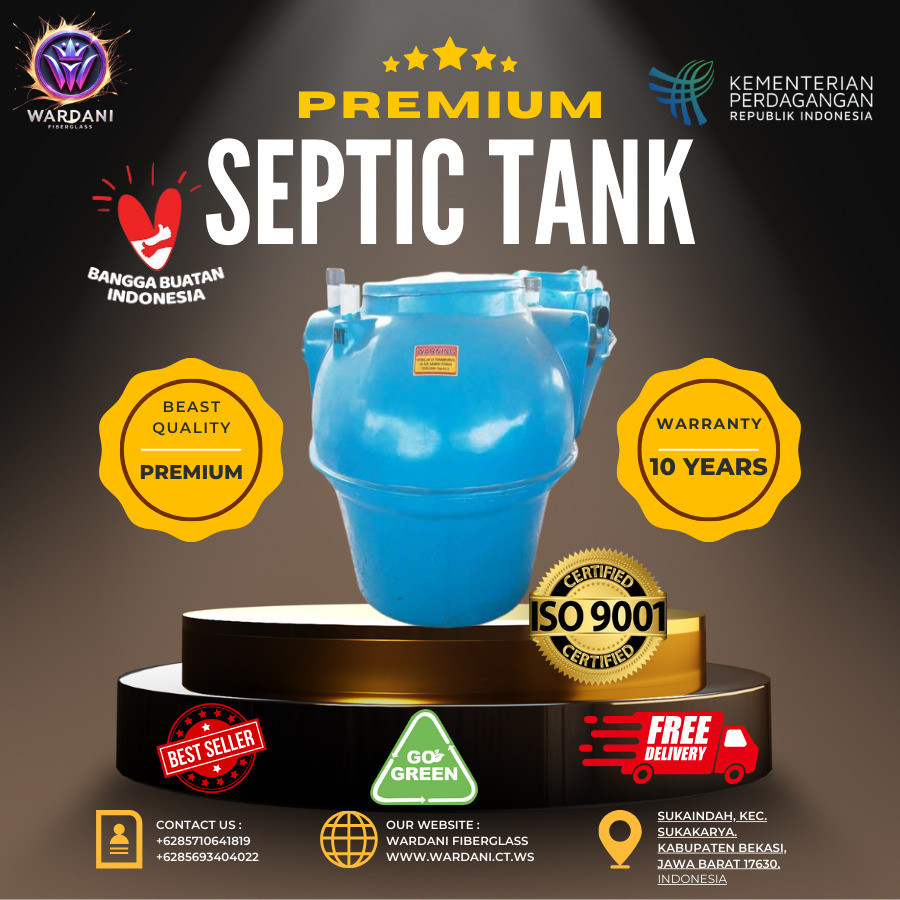 Jual septic tank 1200 liter,Biotaff,biofil,biotank,biomif Fiber ...