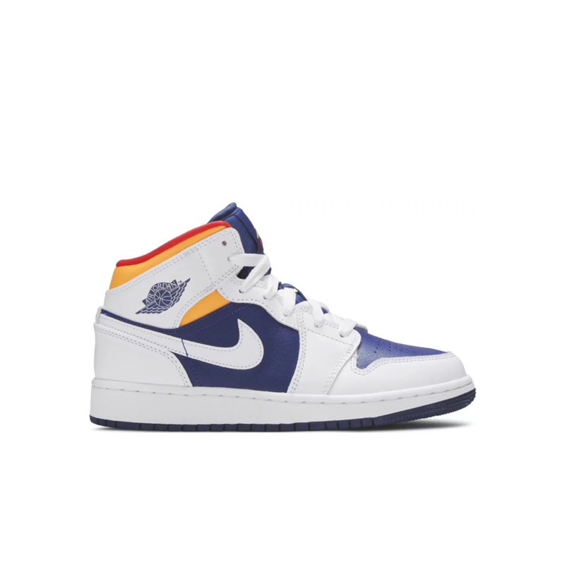Jual Sepatu Mid GS 'White Deep Royal Blue' 554725 131 "Unisex" 100% ...
