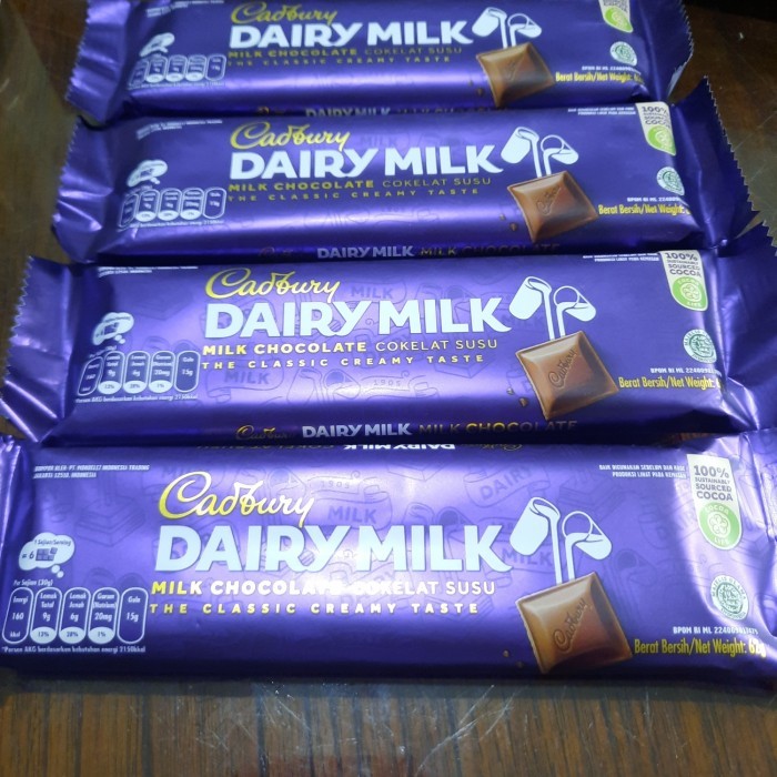Jual cadburry dairy milk 62gr | Shopee Indonesia