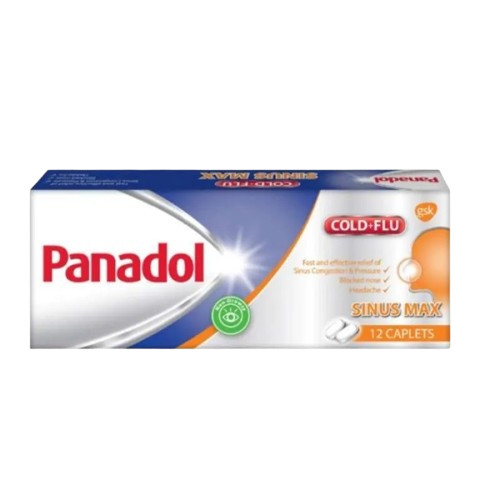 Jual Panadol Cold+Flu (Sinus MAX) - 12 Caplets - Pharma Mart | Shopee Indonesia