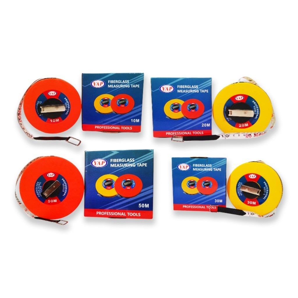Jual METERAN UKUR JALAN Tape METERAN KULIT BULAT 10, 20, 30,50,100 MTR ...