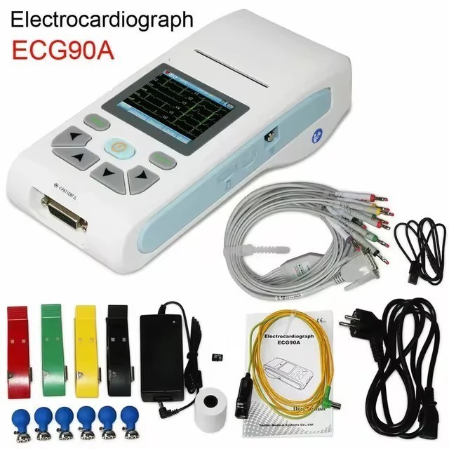 Jual CONTEC 12-Channel ECG/EKG Machine Electrocardiograph, PC software, Touch Screen ECG90A ...