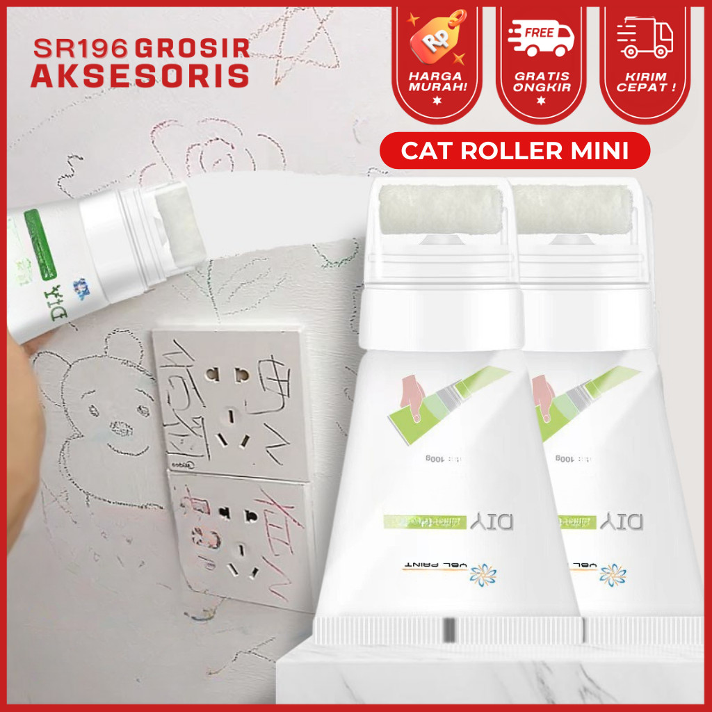 Jual Cat Roller Mini Tembok Pembersih Noda Penambal Retak Dinding ...