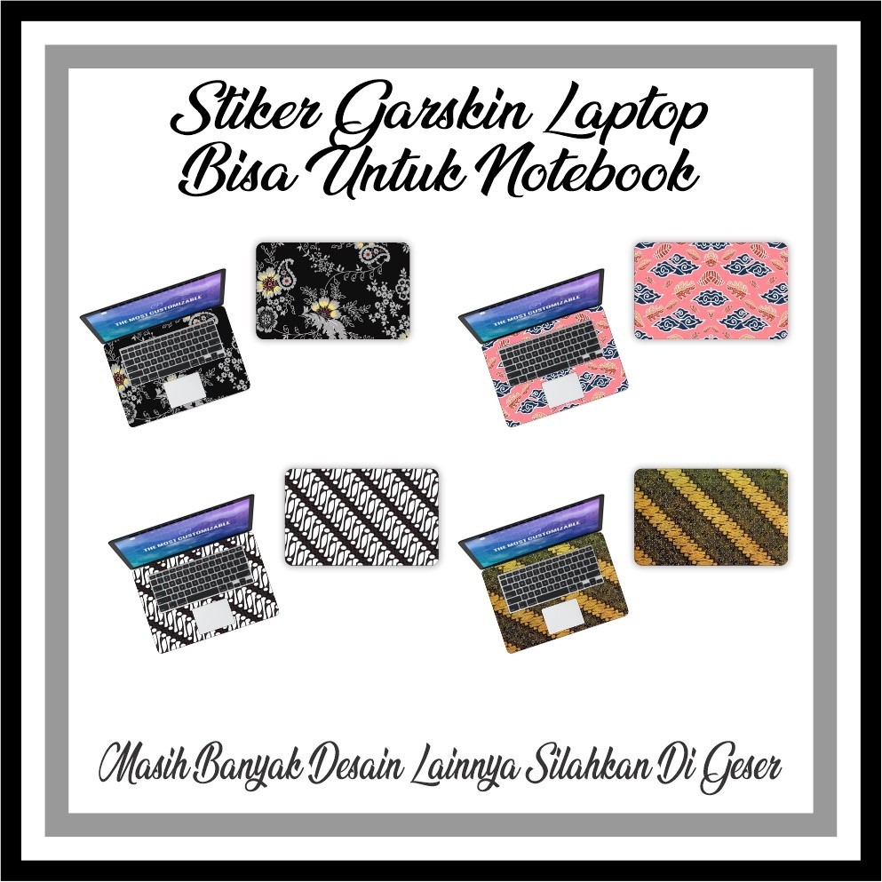 Jual Sticker Garskin Laptop Abstrak Skin laptop Stiker laptop Garskin ...