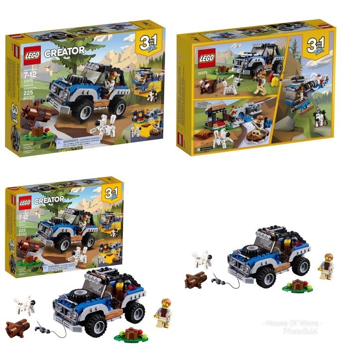 Jual LEGO 31075 CREATOR 3 IN 1 OUTBACK ADVENTURES 7+ 225 PCS | Shopee ...