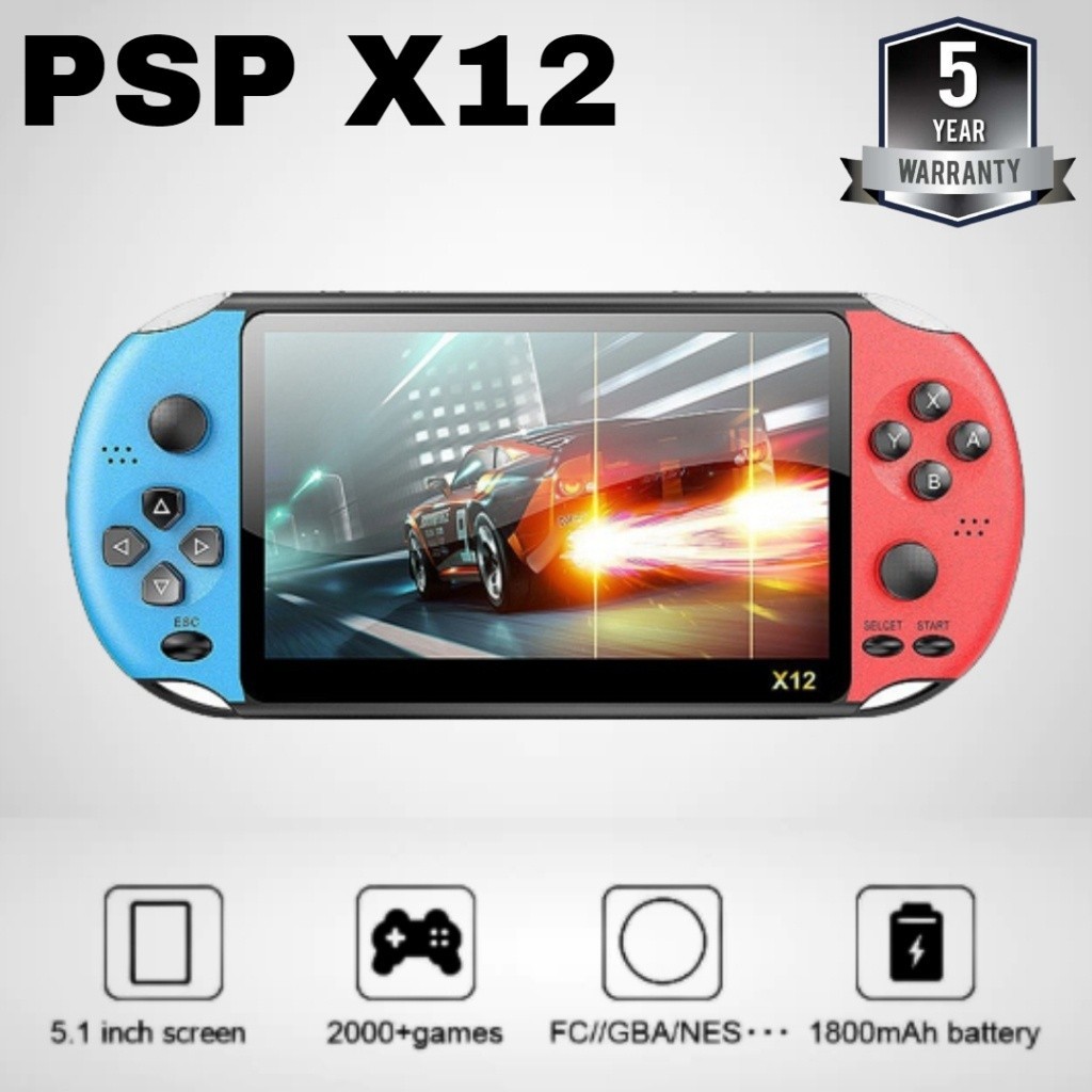 Jual [Produk Panas]X12 PLUS Video Game Console Handheld PSP Game Player ...