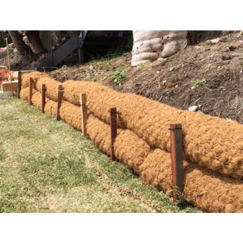 Jual Coir Coco Log Bantalan Jaring Sabut Kelapa Penahan Erosi Tanah ...