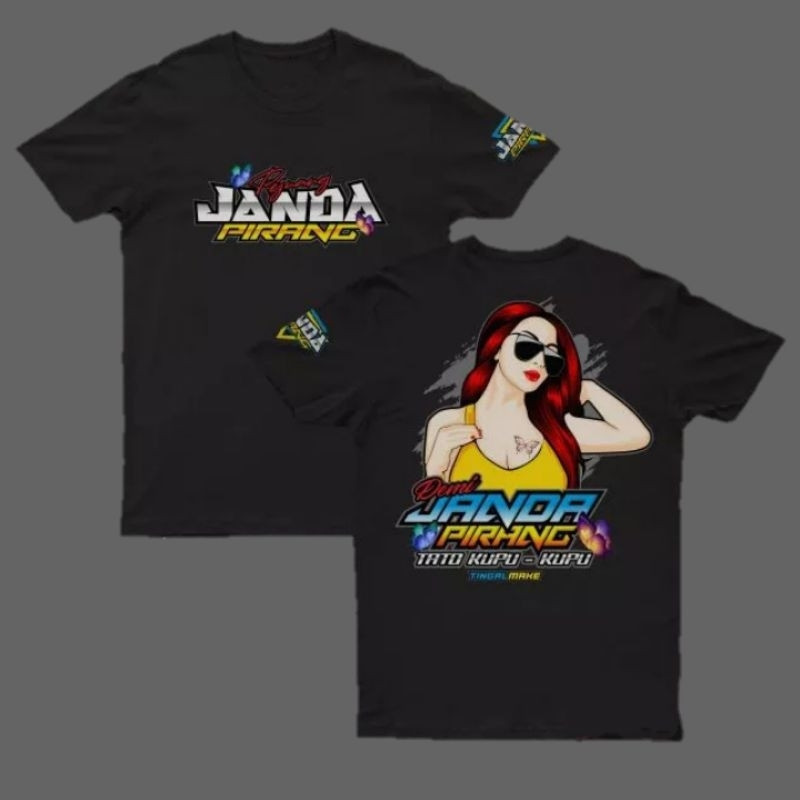 Jual Kaos T-Shirt Janda Pirang Bertato Kupu-Kupu V2 / Baju Distro Janda ...