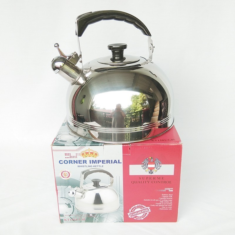 Jual Teko / Kettel Air Masak Bunyi / Siul Stainless Steel IMPERIAL 4/5/6 Liter | Shopee Indonesia