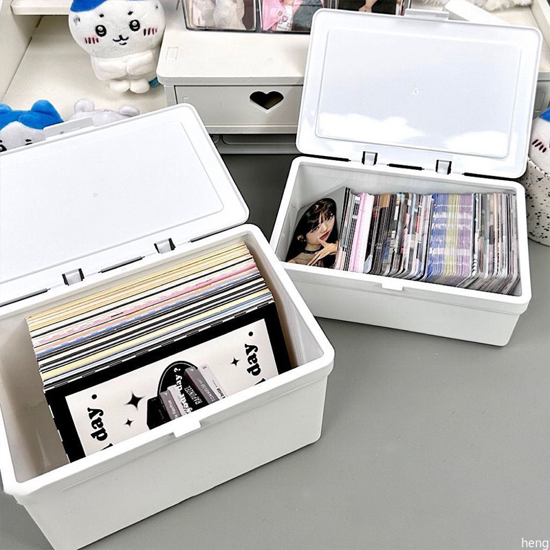 Jual Photo Card Storage Box Photos Storage Supplies Mini Photo Frame ...