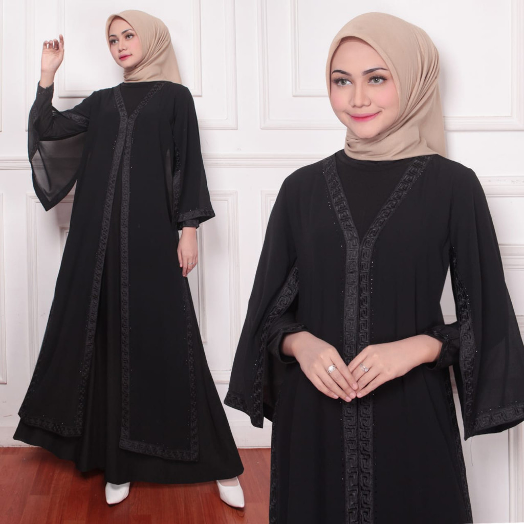Jual GAMIS ABAYA TURKI PAYET ZODA TERBARU | Shopee Indonesia