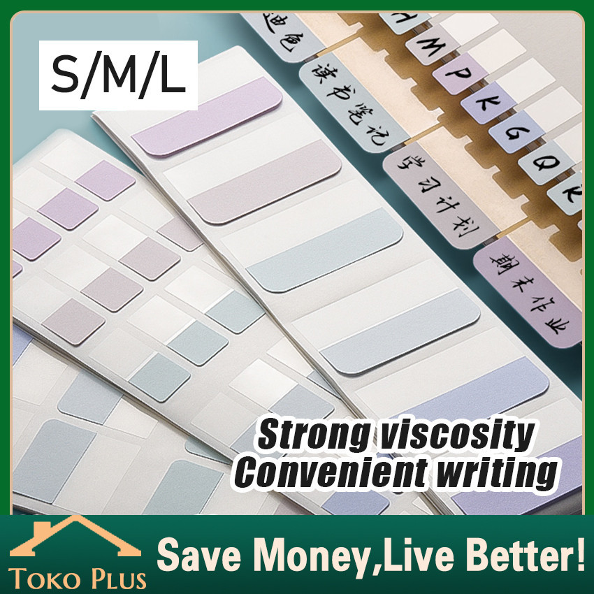 Jual 240 Lembar Color Stick Index Page Markers - Index Marker - Sticky ...