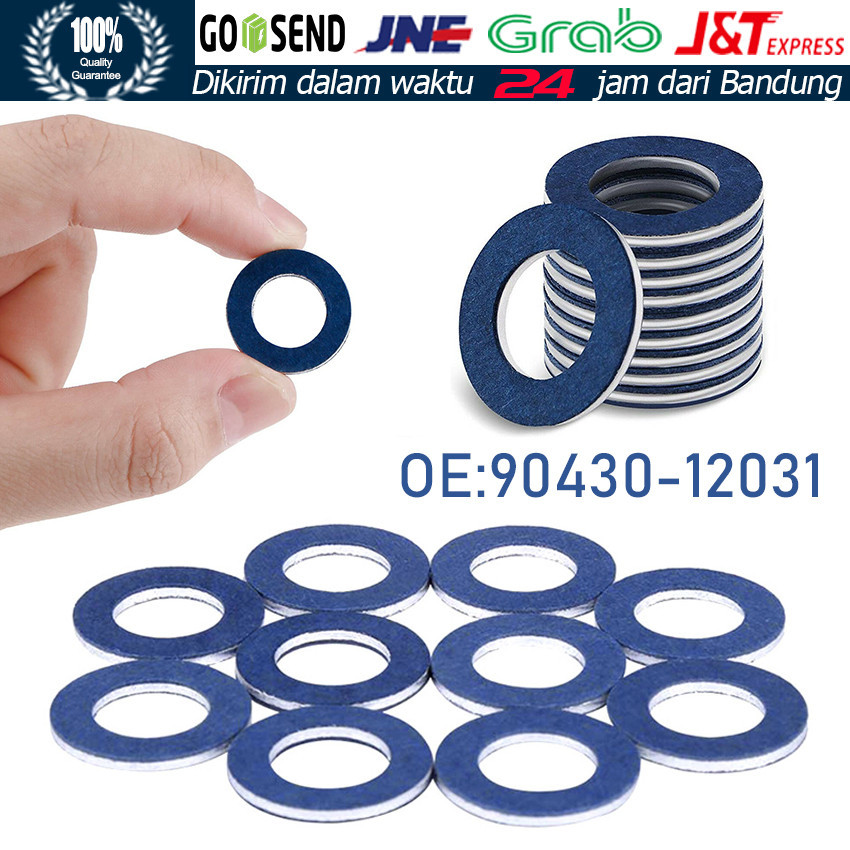 Jual 5/10Pcs Gasket Tap Oli Mesin Ring Baut / Gasket Tap Oli Mesin ...