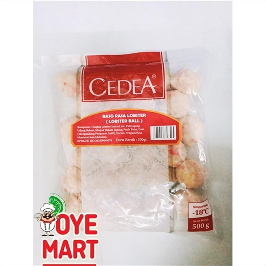 Jual CEDEA BAKSO RASA LOBSTER 500GR / BAKSO LOBSTER | Shopee Indonesia