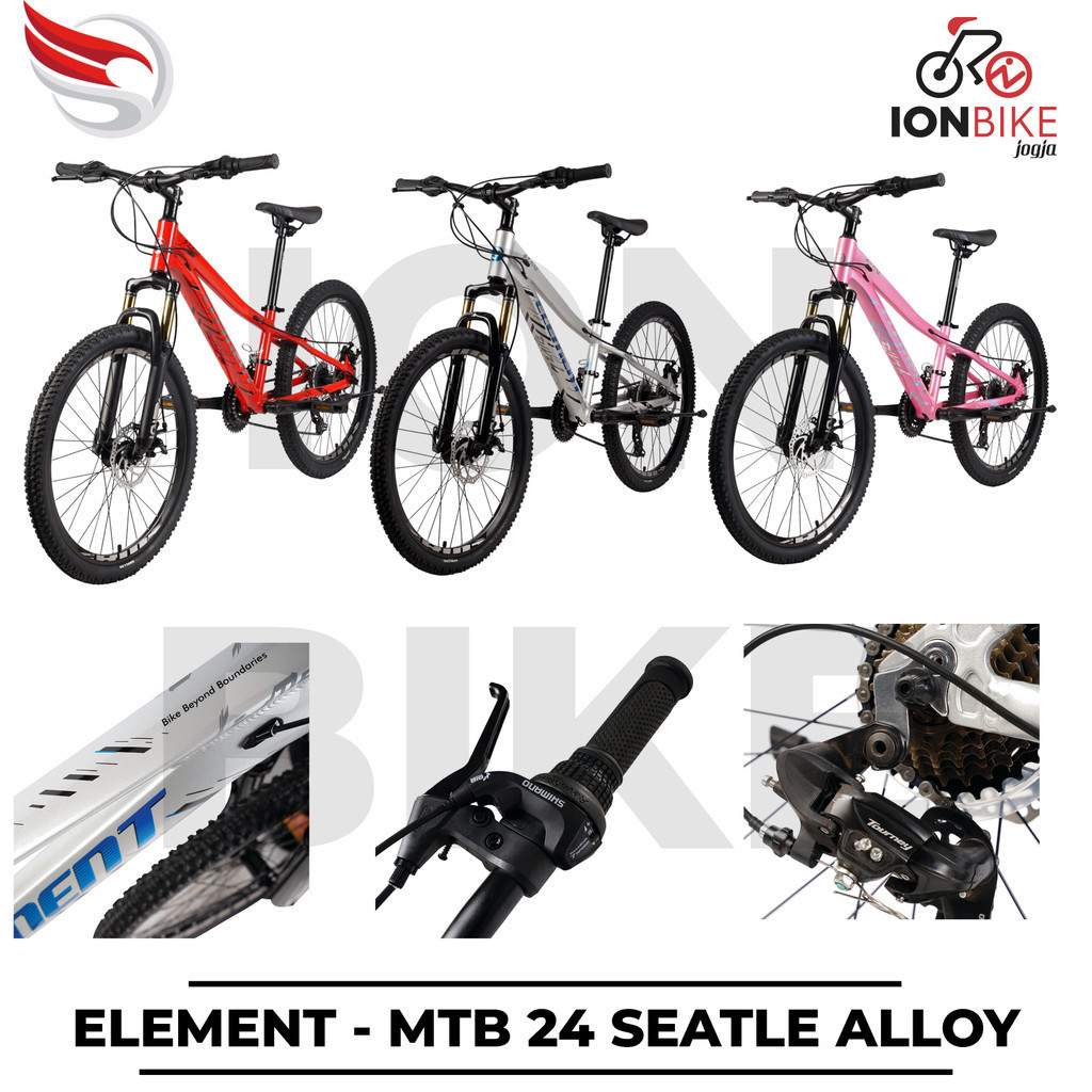 Jual Sepeda MTB 24 Element Seatle Terbaru Frame Alloy Murah Ringan ...