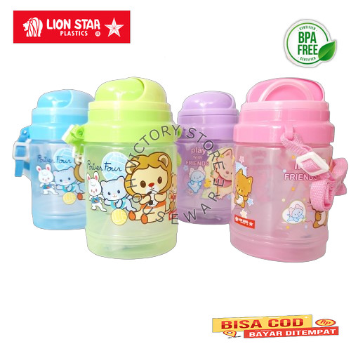 Jual LION STAR Spirit Bottle Rilakkuma Botol Minum Anak Sedotan Sekolah 550 Ml Lionstar | Shopee ...