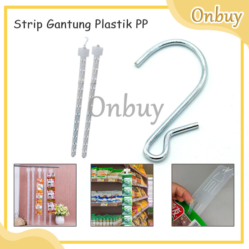 Jual Clip Strip Display Makanan / Strip Gantung Plastik / Strip Klip ...
