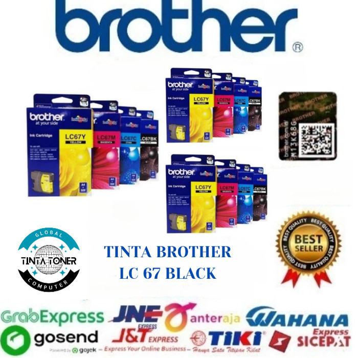Jual TINTA BROTHER LC 67 ORIGINAL ( B C Y M ) | Shopee Indonesia