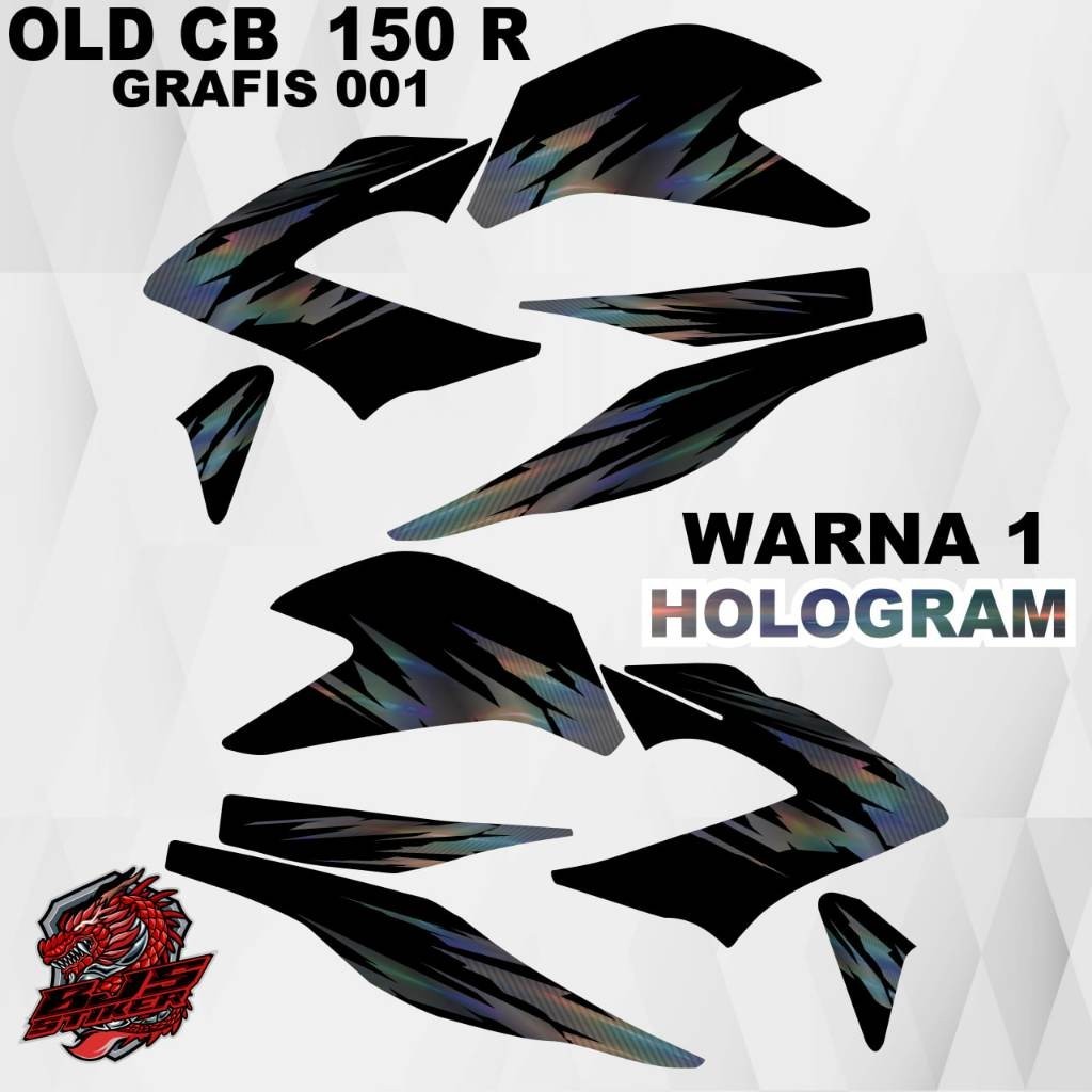 Jual Striping honda old cb 150 r grafis 1 - striping sticker stiker ...