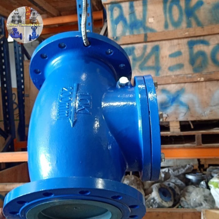 Jual swing check valve 8" (DN 200) jis 10k cast iron YONE | Shopee ...