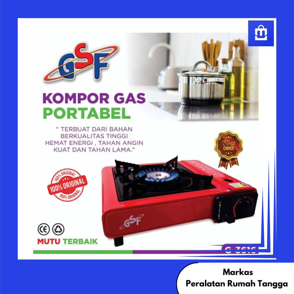 Jual Kompor Portable GSF Barbeque / Kompor Gas Portable 2in1 / Kompor ...
