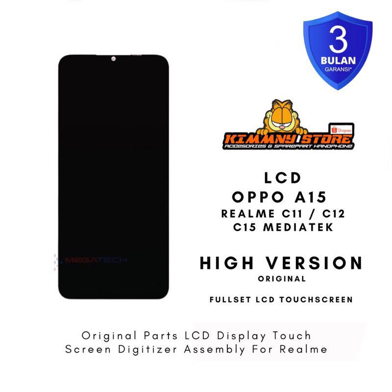 Jual LCD TOUCHSCREEN FULLSET OPPO A15 A15S A16K A16E A35 / REALME NARZO ...
